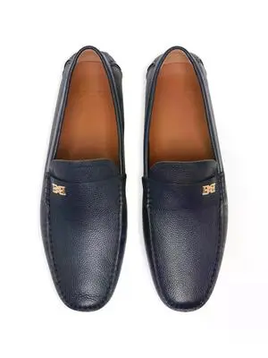 Bally B-chain Grained Leather Loafers