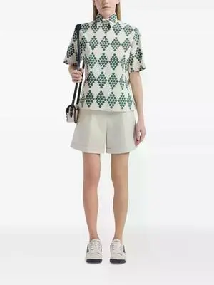 Bally Cotton Cuffed Tennis Shorts