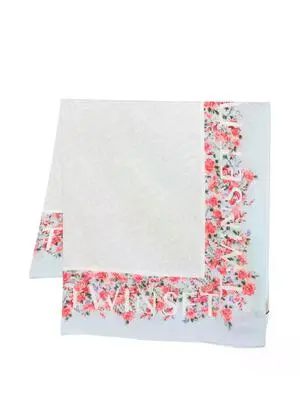 TWINSET Floral-print Scarf - White