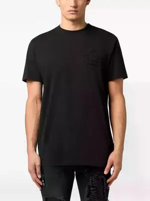 Philipp Plein Logo-embroidered T-shirt