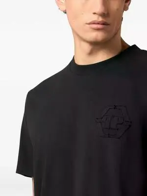 Philipp Plein Logo-embroidered T-shirt