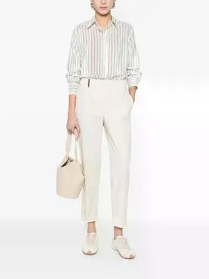 Peserico Cuffed-hem Trousers