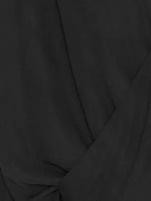 ROTATE BY BIRGER CHRISTENSEN Long Sleeve V-neck Blouse - Black