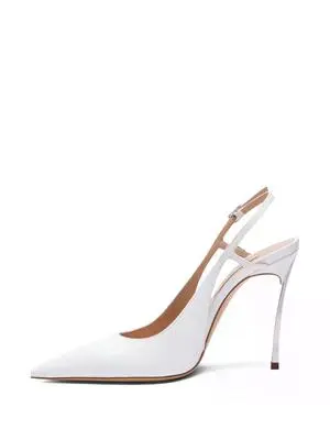 Casadei Point-toe Slingback Heeled Pumps