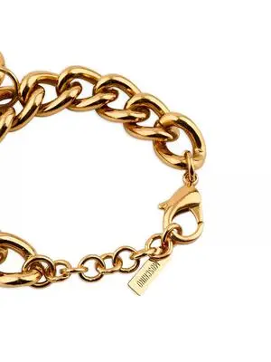 Moschino Heart-shaped Lock Bracelet