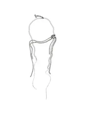 MAISON MARGIELA Pearl-Embellished Necklace