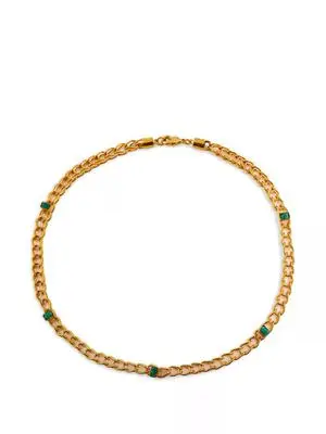 FENOMENA Emerald Collar Chain
