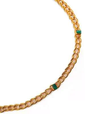 FENOMENA Emerald Collar Chain