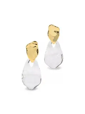 Alexis Bittar Liquid Wafer Drop Earrings