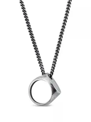 MAISON MARGIELA Ring Pendant Chain Necklace