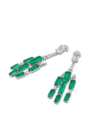 Isharya Doublet Emerald Drop Earrings
