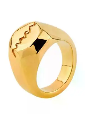 Marni Embossed Signet Ring