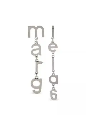 MAISON MARGIELA Asymmetric-design Earrings - Silver