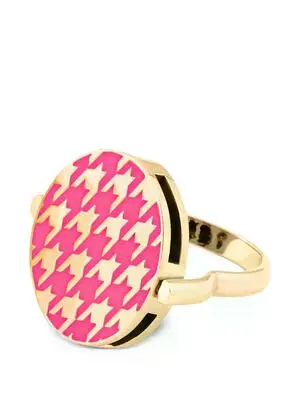 LUTA Enamel Double-sided Ring - Gold