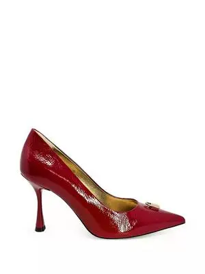 MADISON MAISON X Joan Hornig Lock-embellishment Pumps - Red