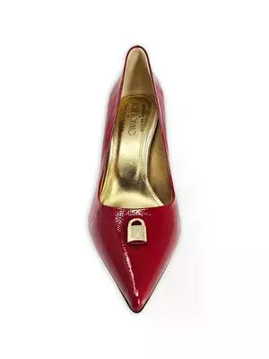 MADISON MAISON X Joan Hornig Lock-embellishment Pumps - Red