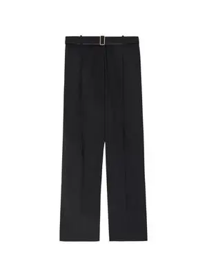 MSGM Belted-waist Tailored Trousers