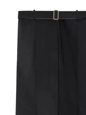 MSGM Belted-waist Tailored Trousers