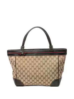 Gucci Web Mayfair Patterned Tote Bag