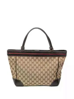 Gucci Web Mayfair Patterned Tote Bag