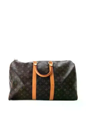 LOUIS VUITTON Keepall Monogram Canvas 45 Satchel