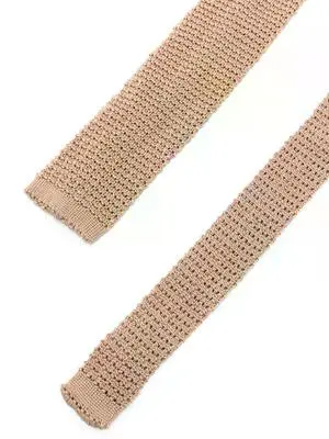 ALYSI Knitted Tie - Neutrals