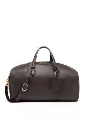 Bally Grained Leather Duffle Bag - Brown