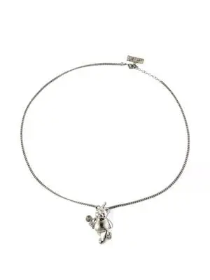 MAISON MARGIELA Bear Pendant Necklace - Silver
