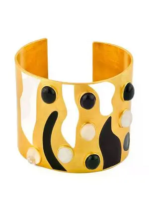 Boheme Onyx Zebra Cuff Bracelet