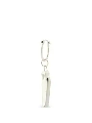 Rick Owens Sarcophagus Single Earring - Silver