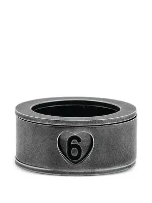MAISON MARGIELA Embossed Ring - Grey