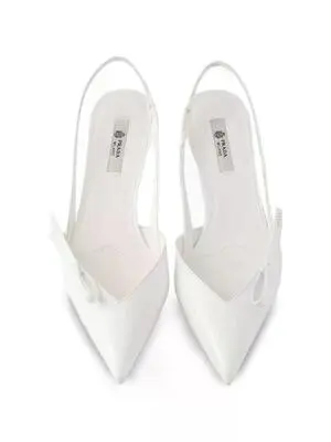 Prada Leather Slingback Pumps