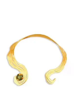 JUDE BENHALIM Sandstone Necklace - Gold