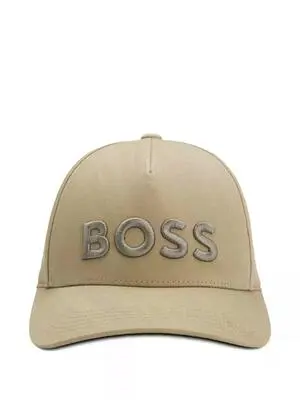 BOSS Logo Embroidered Cap - Neutrals