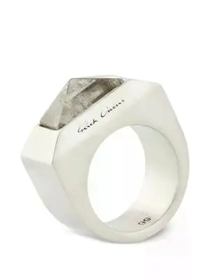 Rick Owens Crystal Pyramid Ring