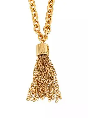 Moschino Chain Tassel Necklace