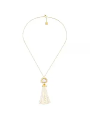 Isharya Lucent Tassel Necklace - Gold