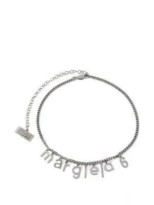 MAISON MARGIELA Letter-pendant Necklace - Silver