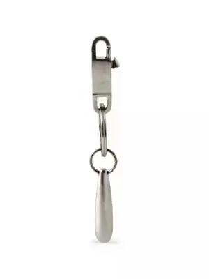 Rick Owens Teardrop Keychain - Silver