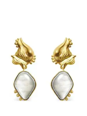 JUDE BENHALIM Mini Lupa Drop Earrings - Gold