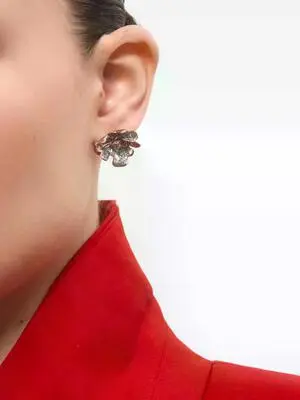 Marni Flower Crystal Stud Earrings
