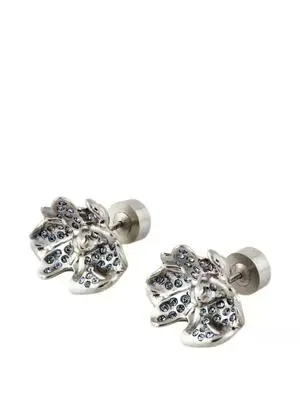 Marni Flower Crystal Stud Earrings