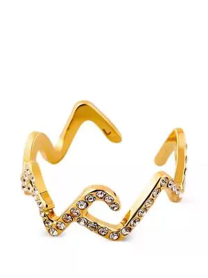 Marni Slim Crystal Ring - Gold