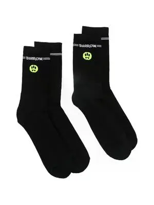 BARROW Smiley Socks - Black
