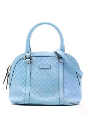 Gucci Mini Microssima Dome Satchel - Blue
