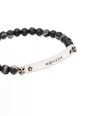 Alexander McQueen Logo Bead Bracelet