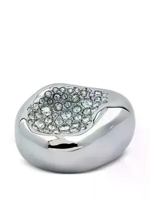 Alexis Bittar Solanales Crystal Pebble Ring - Silver