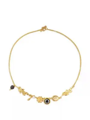 GEM KINGDOM Charm-detail Chain Necklace - Gold