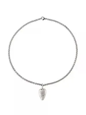 POISON DROP LAB Heart Chain Necklace - Silver