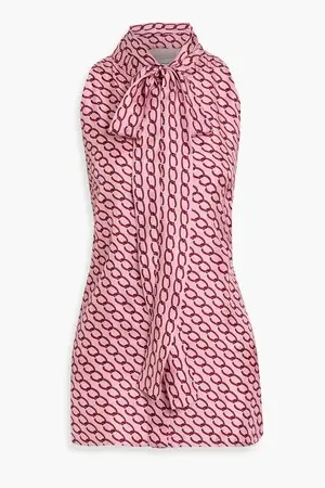 Oscar De La Renta Pussy Bow Blouses